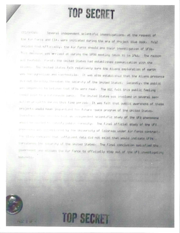 Project Aquarius - Entenda O Documento Secreto Sobre Como Lidar Com Os ...